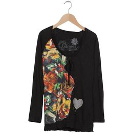 Desigual Langarmshirt Damen Gr&ouml;&szlig;e M Second Hand schwarz