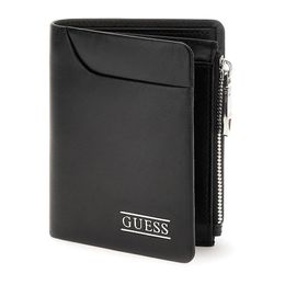 Guess Wallet 'BOSTON BIFOLD TOP ZIP DOUBLE' male Black size One Size