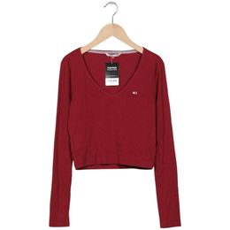 Tommy Jeans Langarmshirt Damen Gr&ouml;&szlig;e M Second Hand rot