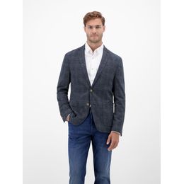Lerros Herren Jerseysakko "Lerros Herren Jerseyblazer, kariert"classic navy, Gr. 52, 65% Baumwolle, 35% Polyester, Sakkos