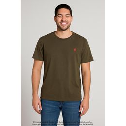 Polo Ralph Lauren T-Shirt Herren Größe L Second Hand grün