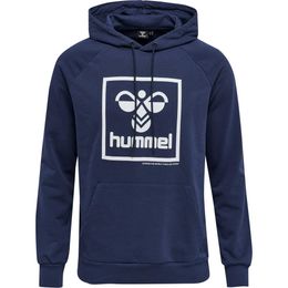 Hummel Sweatshirt Herren Gr&ouml;&szlig;e XXL dunkelblau / wei&szlig;