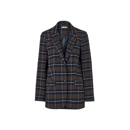 Tchibo - Karierter Blazer - Damen - Gr. 46 - dunkelblau/kariert
