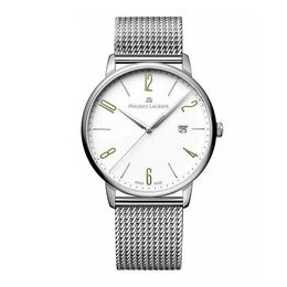Maurice Lacroix Eliros Date EL1118 40mm Edelstahl silber