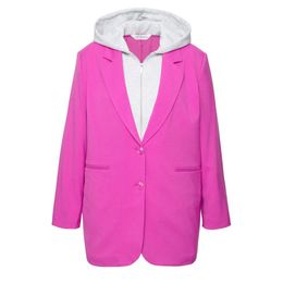 Studio Untold Blazer Damen Gr&ouml;&szlig;e 54/56 graumeliert / orchidee