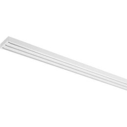 Homeware Flächenvorhangschiene , Weiß , Metall , 210 cm , Wohntextilien, Gardinen & Vorhänge, Gardinenschienen
