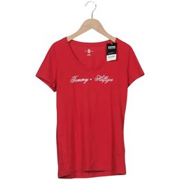 Tommy Hilfiger T-Shirt Damen Gr&ouml;&szlig;e M Second Hand rot