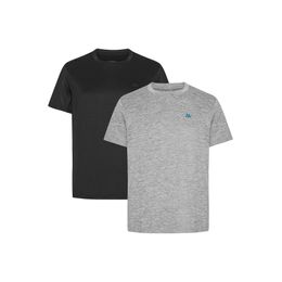 Danish Endurance T-Shirt Herren Gr&ouml;&szlig;e XL grau / schwarz