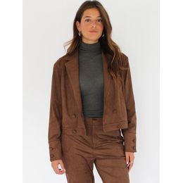 Honn&ecirc;te Atelier Between-Season Jacket 'Michelle' female Brown size M