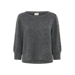 Kaffe Pullover 'Betty' Damen Gr&ouml;&szlig;e XL dunkelgrau / graumeliert