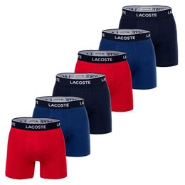 Lacoste Boxershorts Herren Gr&ouml;&szlig;e M blau / dunkelblau / rot / wei&szlig;