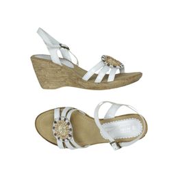 Marco Tozzi Sandalen Damen Gr&ouml;&szlig;e 40 Second Hand wei&szlig;