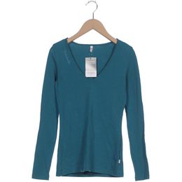Blutsgeschwister Langarmshirt Damen Gr&ouml;&szlig;e XS Second Hand blau