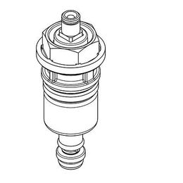 KWC Aquarotter Funktionsteil, AQUALINE, f&uuml;r WC-Sp&uuml;ler DN15, 2000104394, 2000104394 2000104394