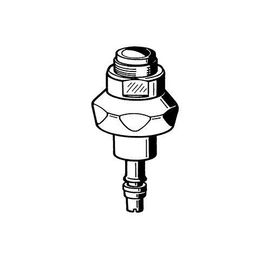 KWC Aquarotter Oberteil, DN15, f&uuml;r Knieventil, 2000104397, 2000104397 2000104397