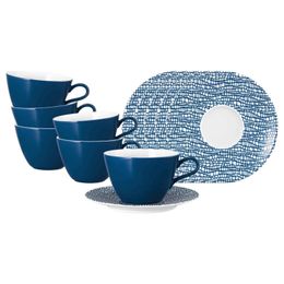 Seltmann Weiden Milchkaffeetassen mit Untertassen Life Fashion 370 ml 6er Set