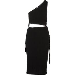 Urban Classics Kleid Damen Größe 40 schwarz Winterkleid