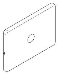 KWC Aquarotter Edelstahlabdeckplatte, A3000open, 207x147 mm, 2000105718, 2000105718 2000105718
