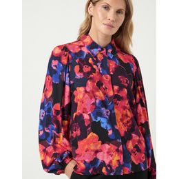 Y.A.S YAS Bluse 'YASasisna' Damen Gr&ouml;&szlig;e XL blau / pink / magenta / schwarz