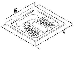 KWC Aquarotter Hock-WC, CAMPUS, Edelstahl, Klebefl., Sp&uuml;lrand, 963x281x863 mm, suizidhemmend, 200010 2000108807