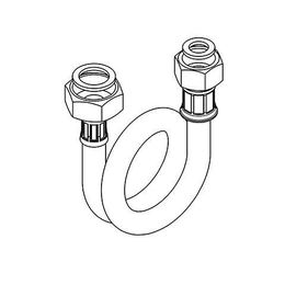 KWC Aquarotter Schlauch, G3/4xG1/2, 600 mm, DN8, gerade, 2030012245, 2030012245 2030012245