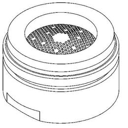 KWC Aquarotter Laminarstrahlregler, M24x1, 6l, 2030012352, 2030012352 2030012352