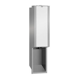 KWC Aquarotter Seifensp., EXOS, elek., Edelstahl, UP, 124x500x120mm, Front ESG wei&szlig;, 2030034668 2030034668
