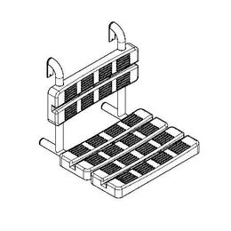 KWC Aquarotter Duschsitz, CONTINA, Edst., z. Einh., 484x460x508 mm, Sitzfl. u. Lehne PE, 2030041144 2030041144