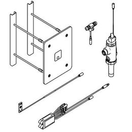 KWC Aquarotter WC-Sp&uuml;ler, A3000open, elektronisch, DN20, Hinterwandmontage, 24 VDC, 2030048587 2030048587
