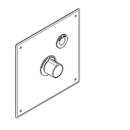 KWC Aquarotter Duscharmatur, F5, elek., Therm., UP, Umr., 3307/3313/33101024, Batterie, 2030053329 2030053329