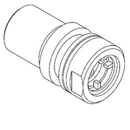 KWC Aquarotter Anschlussstutzen, AQUAJET-Slimline, 9 l, 48 mm, 2030058667, 2030058667 2030058667