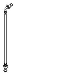 KWC Aquarotter Schlauch, CAMPUS, G1/2xG1/2, 500 mm, L-Form, 2030066251, 2030066251 2030066251