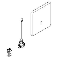 KWC Aquarotter Urinalsp&uuml;larmatur, F5, elek., DN15, UP, Umr&uuml;stung AQUAMAT+TRONIC, Batt., 2030063777 2030063777