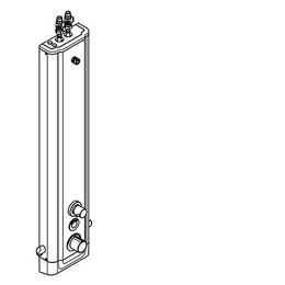 KWC Aquarotter DUPA, F5, elek., Edelstahl, Therm., Umst Kopf-Handbrause, f&uuml;r Batt./Netzteil, 2030062 2030062971