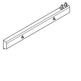 KWC Aquarotter Armatureneinheit, Edst., W.-Mont., 2 Waschpl&auml;tze, 1400 mm, Wasser ob. re, 2030071650 2030071650