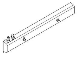 KWC Aquarotter Armatureneinheit, Edst., W.-Mont., 2 Waschpl&auml;tze, 1200 mm, Wasser ob. li, 2030072332 2030072332