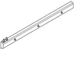 KWC Aquarotter Armatureneinheit, Edst., W.-Mont., 3 Waschpl&auml;tze, 2100 mm, Wasser ob. li, 2030071651 2030071651