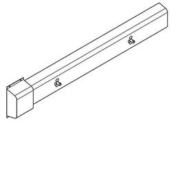 KWC Aquarotter Armatureneinheit, Edst., W.-Mont., 2 Waschpl&auml;tze, 1240 mm, Wasser hi. li, 2030071793 2030071793