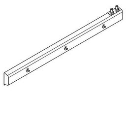 KWC Aquarotter Armatureneinheit, Edst., W.-Mont., 3 Waschpl&auml;tze, 1800 mm, Wasser ob. re, 3600003156 3600003156