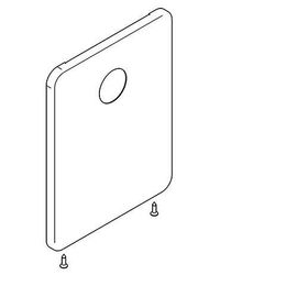 KWC Aquarotter Edelstahlabdeckplatte, F3, 190x245 mm, 3600008534, 3600008534 3600008534