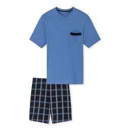 Schiesser Pyjama 'Comfort Nightwear' Herren Gr&ouml;&szlig;e XXL blau / marine