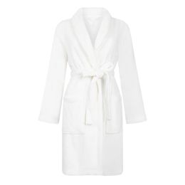 Hunkemöller Hunkemöller Short Bathrobe female White size M/L