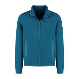 Travelin Strickjacke 'Olle' Herren Gr&ouml;&szlig;e XXXL cyanblau