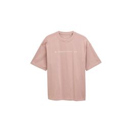 Tom Tailor Denim T-Shirt Herren Gr&ouml;&szlig;e L ros&eacute; / wei&szlig;