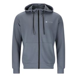 Virtus Athletic Zip-Up Hoodie 'Brent' male Grey size XXL