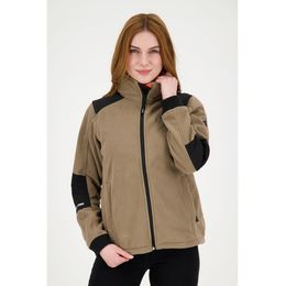 deproc Fleecejacke 'CANADA Wo' Damen Gr&ouml;&szlig;e S cappuccino