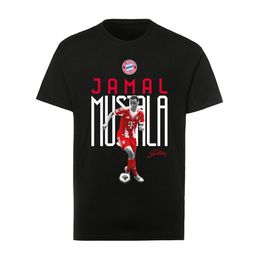 FC Bayern M&uuml;nchen FC BAYERN M&Uuml;NCHEN T-Shirt Musiala Herren Gr&ouml;&szlig;e XXXL rot / schwarz / wei&szlig;