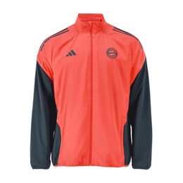 adidas Performance Präsentationsjacke Teamline Herren Größe XL orange / schwarz