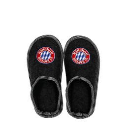 FC Bayern München FC BAYERN MÜNCHEN Hausschuh Jungen Größe 33 grau / rot / weiß