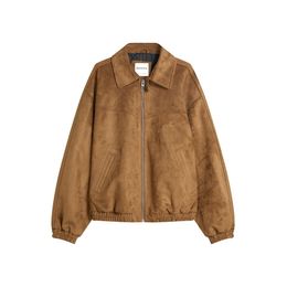 Bershka Between-Season Jacket male Beige size M